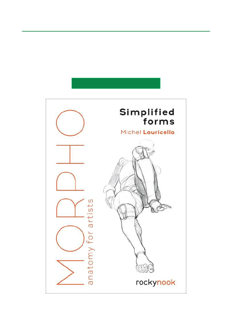 Morpho Simplified Forms Anatomy For Artists Optimized EPUB Download | PDF