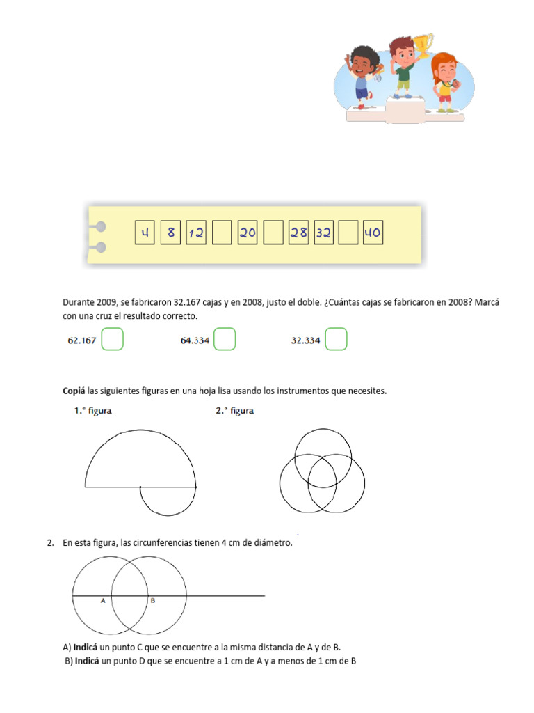 DEBERES DE MATEMÁTICA 4to 9 Septiembre | PDF