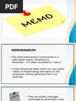 MEMO TYPES - Handout | PDF | Business