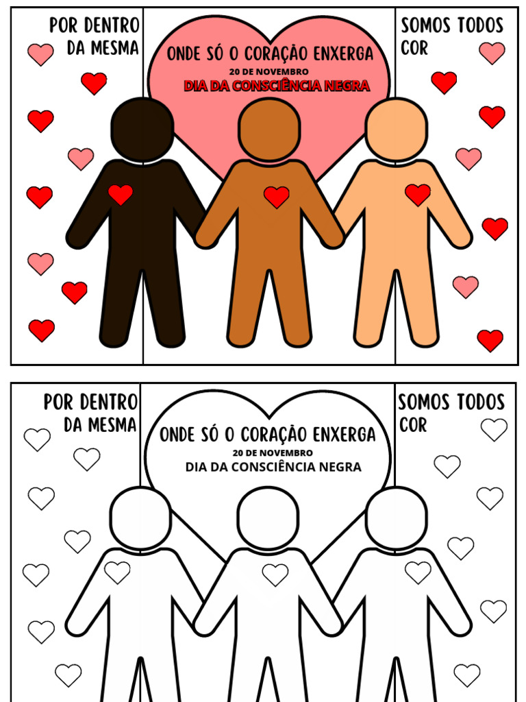 LAPBOOK-CONSCI-NCIA-NEGRA-COLORIDO-E-PARA-COLORIR | PDF