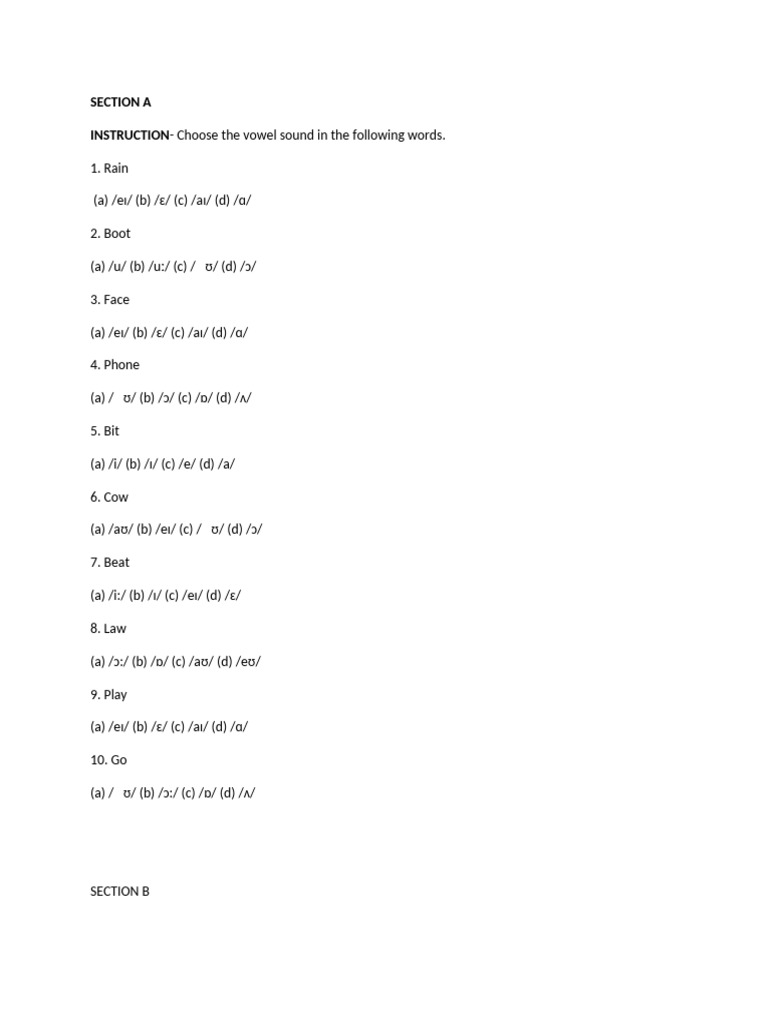 Jss3 Phonics Exam | PDF