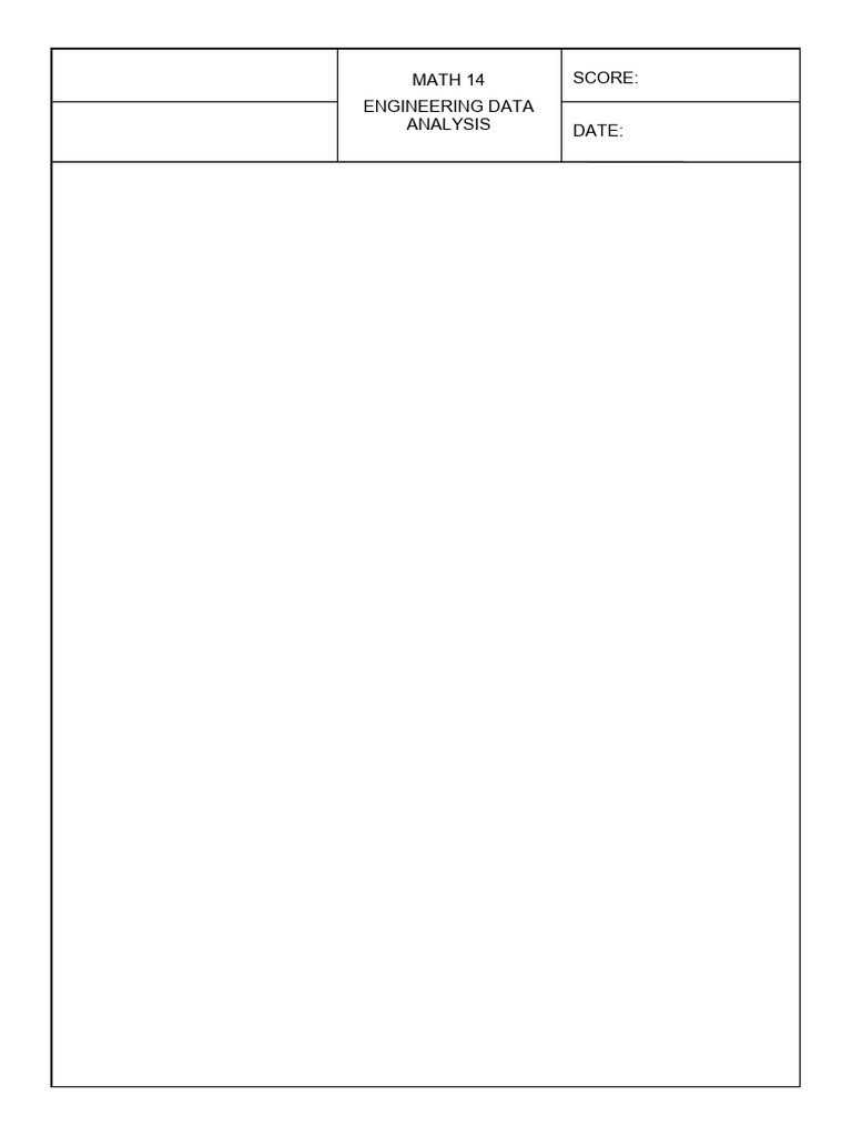 Engineering Data Analysis Report | PDF