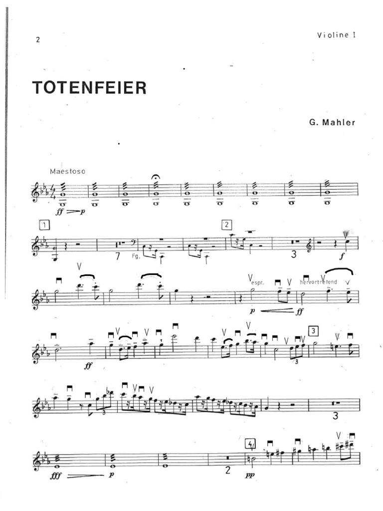 Totenfeier VLN I | PDF