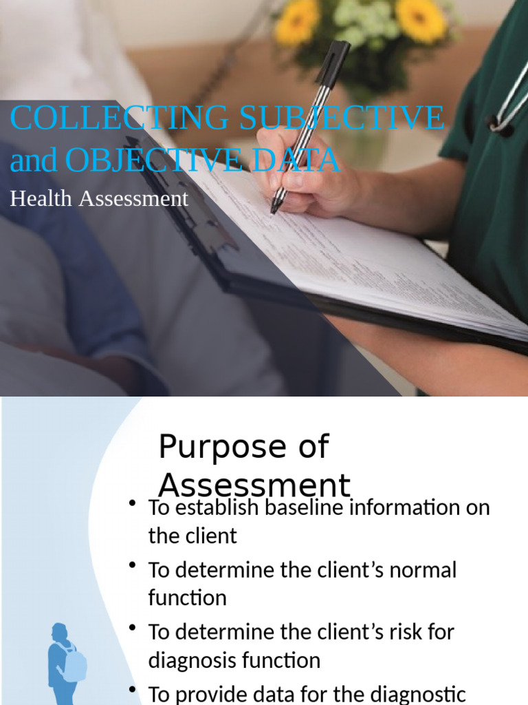 Collecting Subjective Data Health Assessment | PDF | Developmental ...