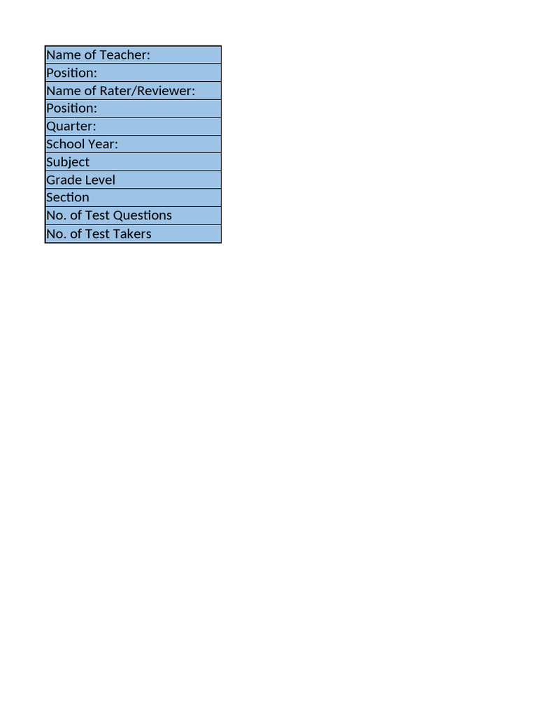Physics Test Grade 12 Q1 2024-2025 | PDF | Physics
