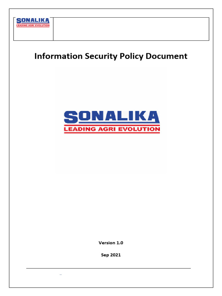 IT Security Policies | PDF | Password | Computer Security