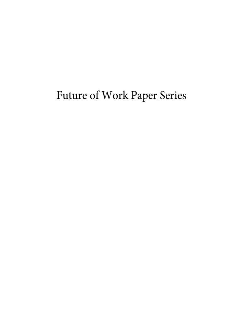 Domestic Outsourcing's Impact on Job Quality | PDF | Employment ...