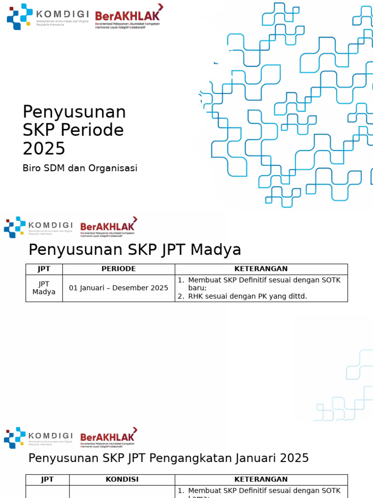 Penyusunan SKP Periode 2025 - Rev.2 | PDF
