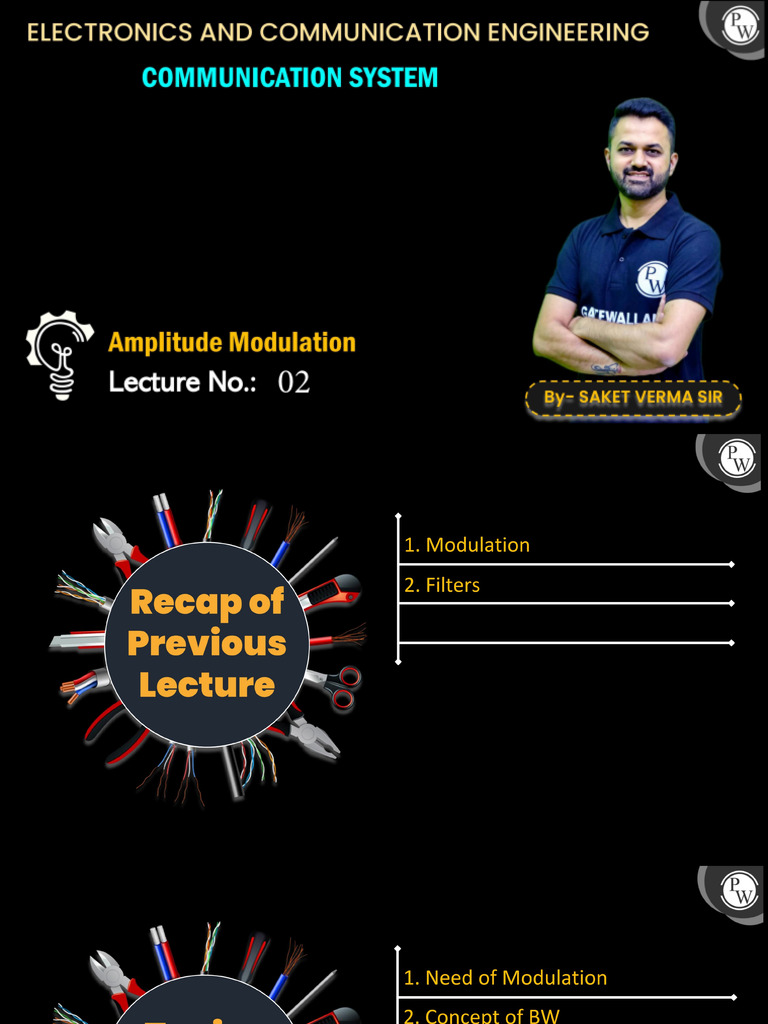 Amplitude Modulation 02 - Class Notes | PDF