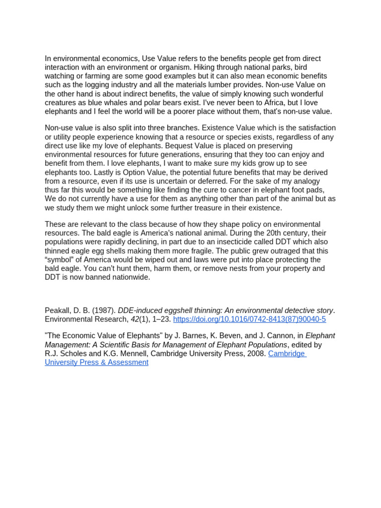 Chapter 1 Question Use Values | PDF