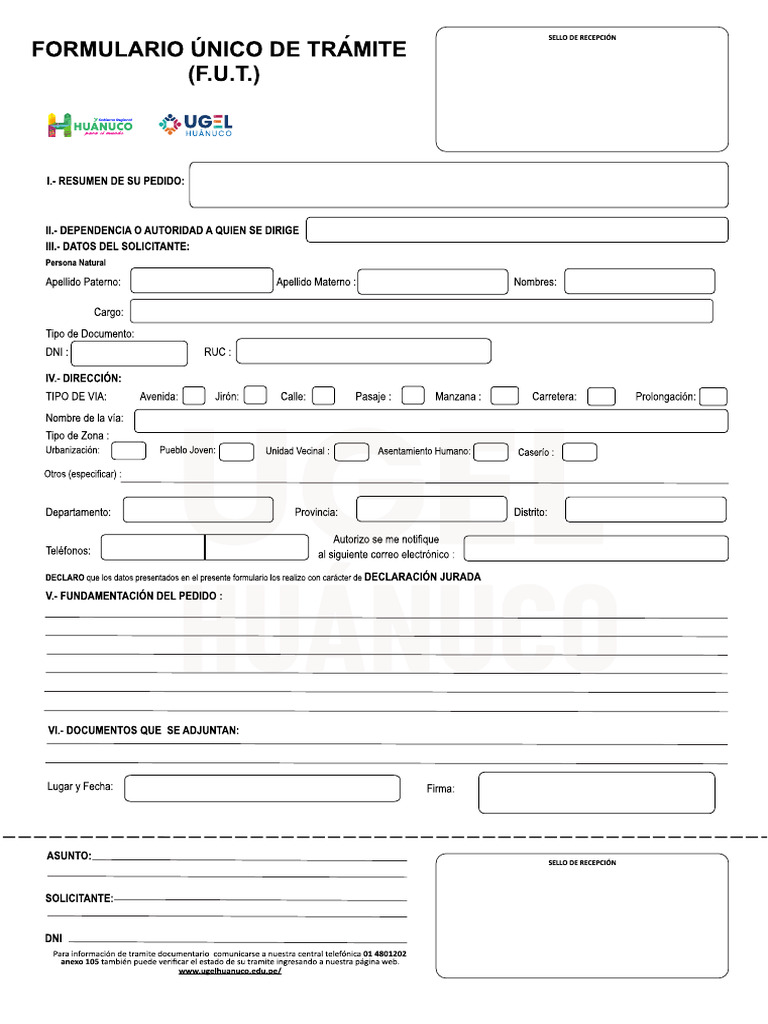 Ugel Huánuco - Modelo de Fut | PDF