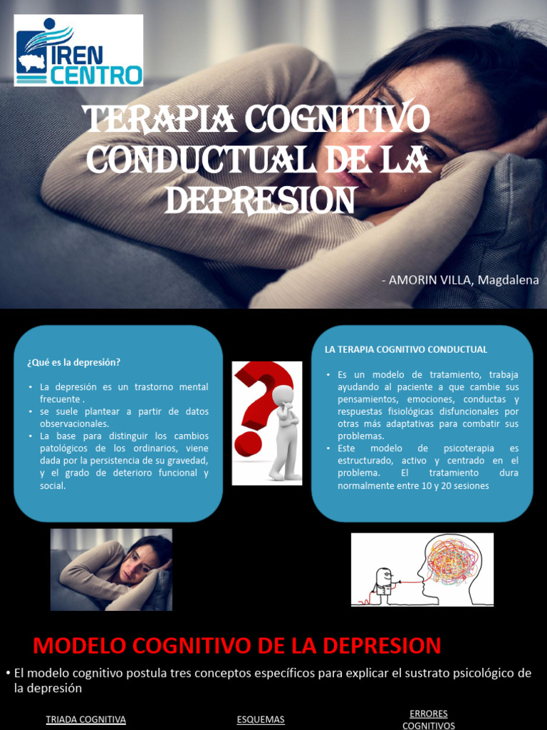 Terapia Cognitivo Conductual de La Depre | PDF | Depresión (estado de ánimo) | Trastorno ...