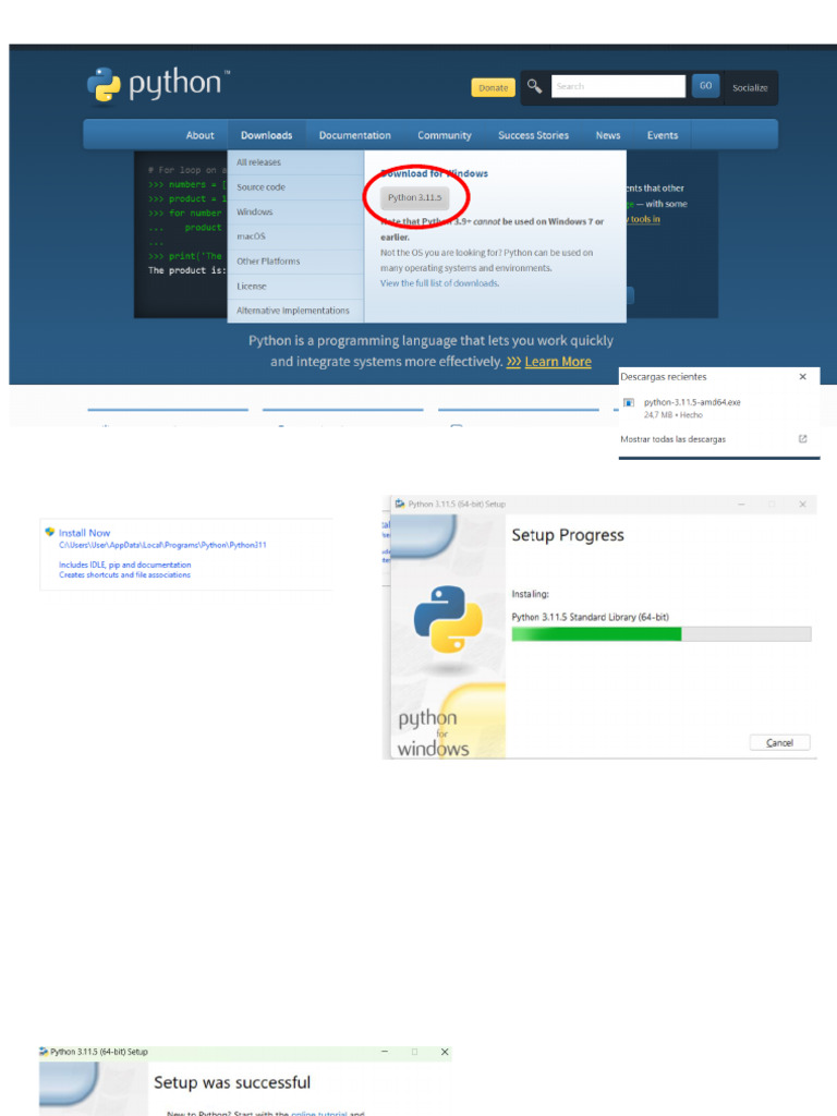 Act1s1 Configurando Python Nv4b | PDF