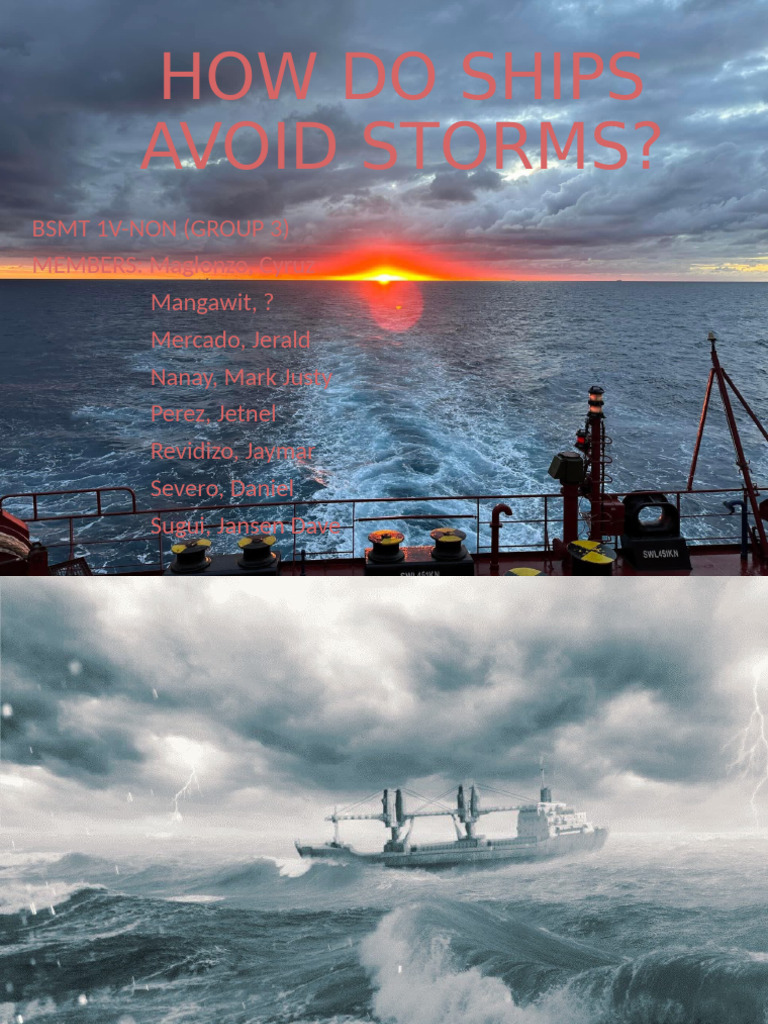 Ships Avoid Storms | PDF