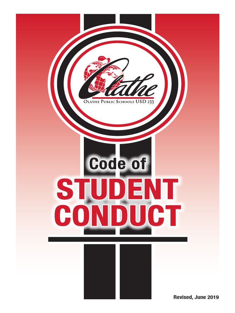 Olathe Student Conduct Guidelines | PDF | Burglary | Section 504 Of The ...