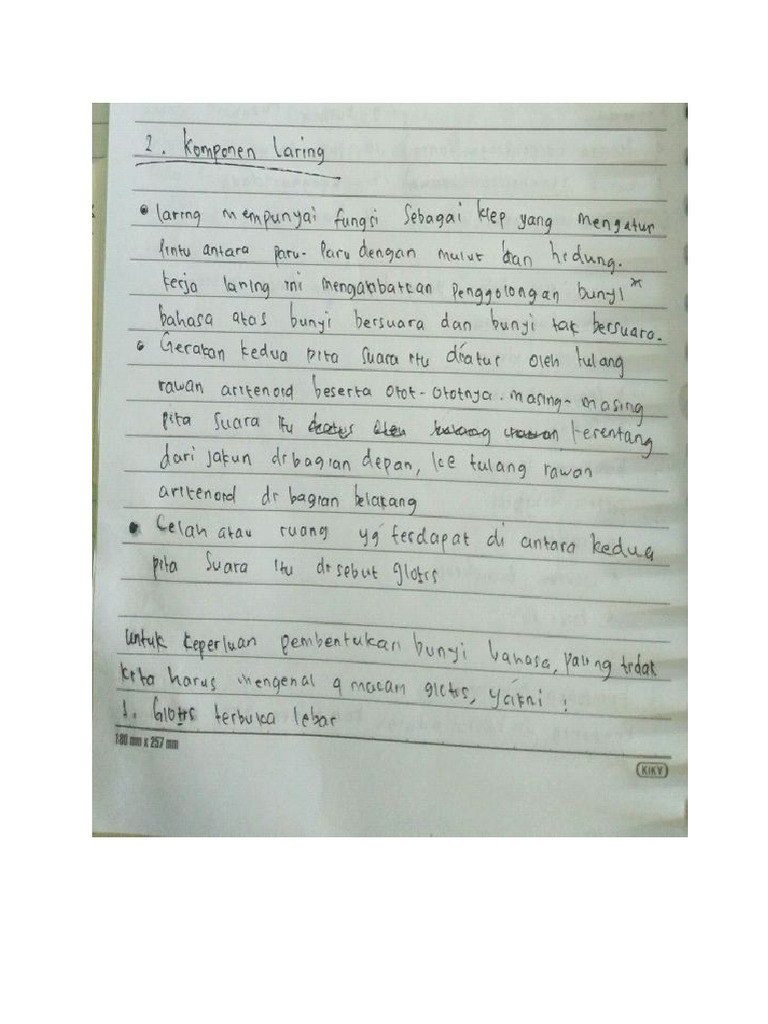 Tugas Catatan 2 Fonologi | PDF