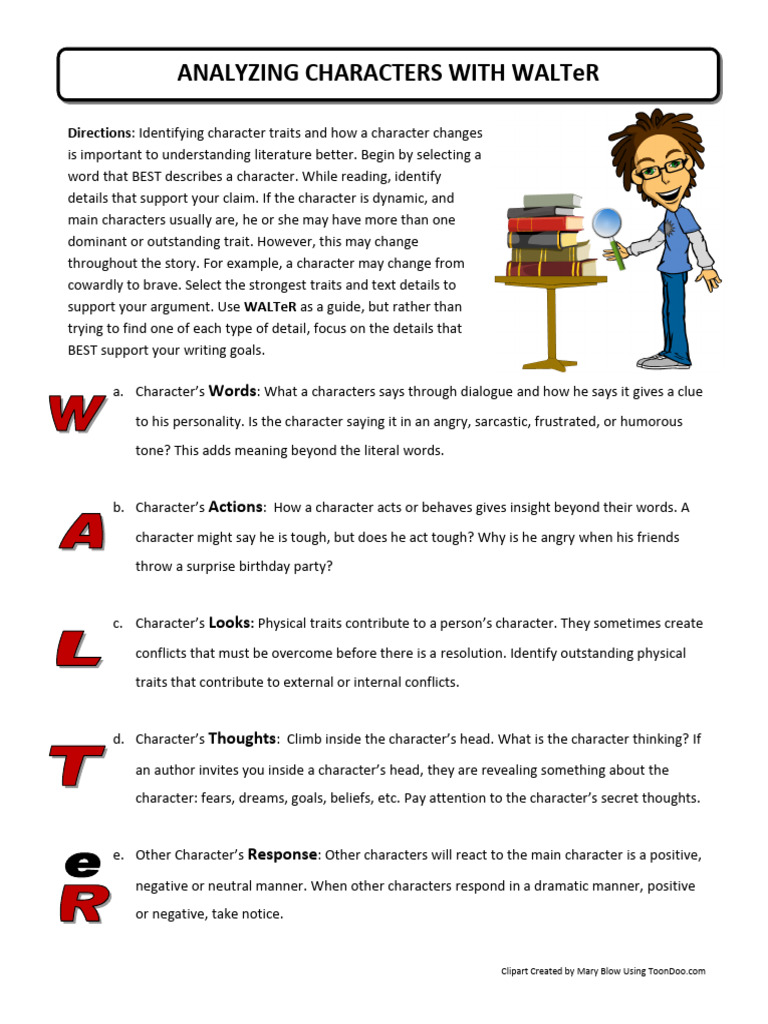 Character Traits With Walter | PDF