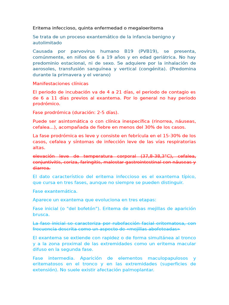 Exantema eritematoso macular difuso | PDF | Virus | Enfermedades y ...