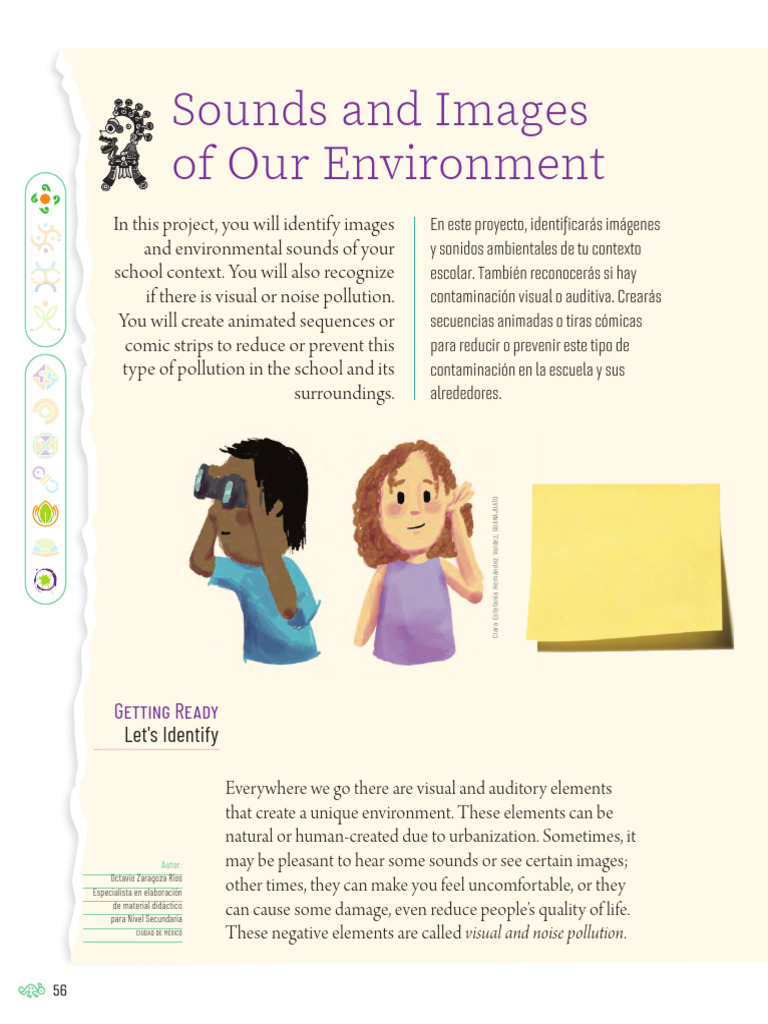 5º_PRIMARIA-INGLES-Pages 56 to 66 (Sounds and images of our environment) | PDF | Sound | Noise