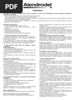 Uso y Precauciones de Derrumal 300 | PDF | Medicamentos con receta ...