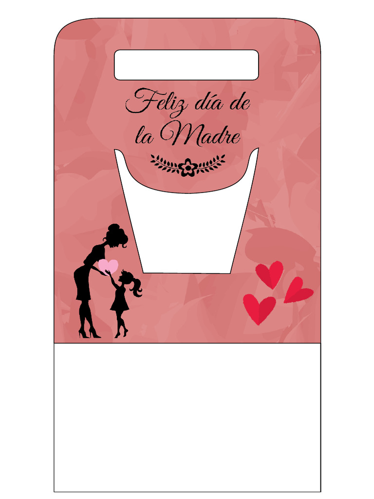 Caja Para Taza Dia De La Mamá Pdf