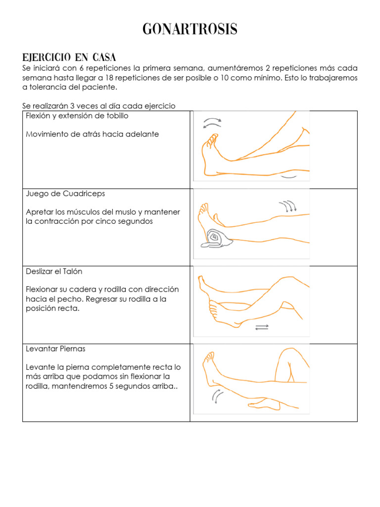Gonartrosis | PDF | Rodilla | Tobillo