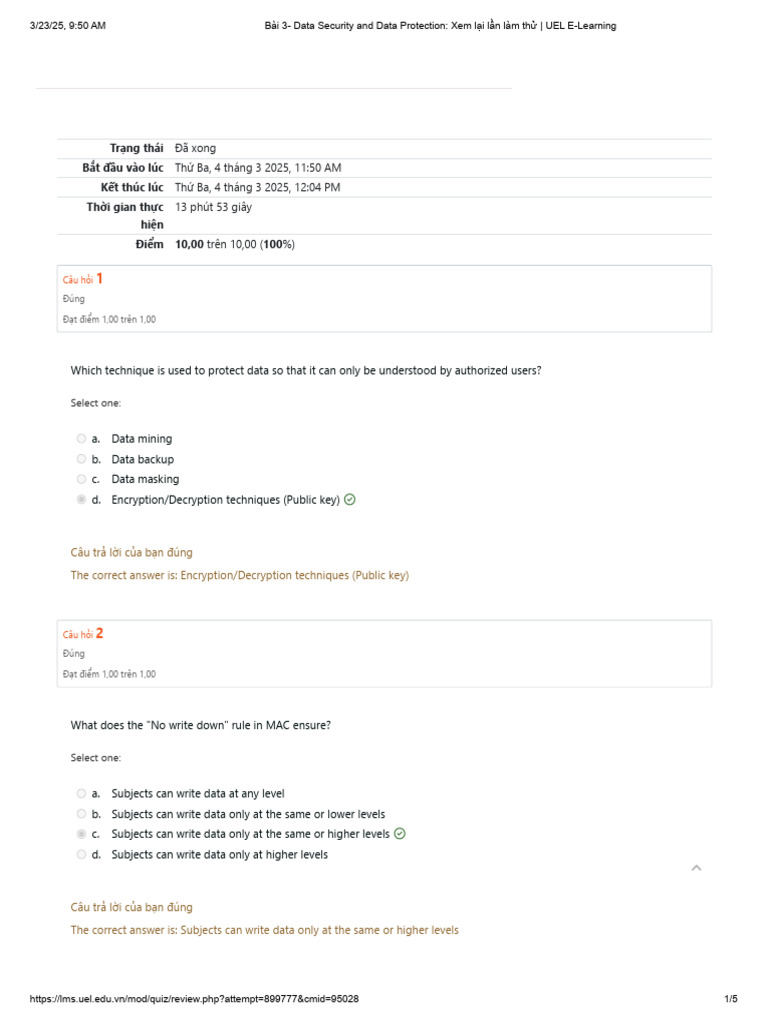 Bài 3 - Data Security and Data Protection | PDF | Encryption | Security Engineering