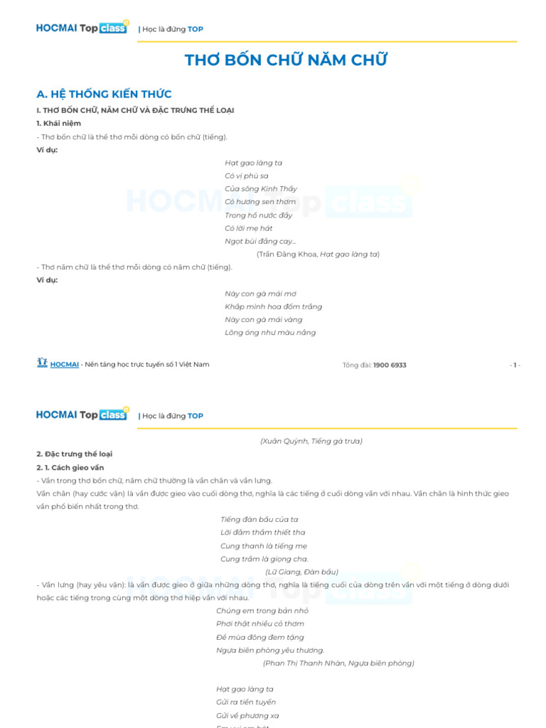 Topclass TLH Tho Bon Chu Nam Chu Ngu Van 8 A1 | PDF