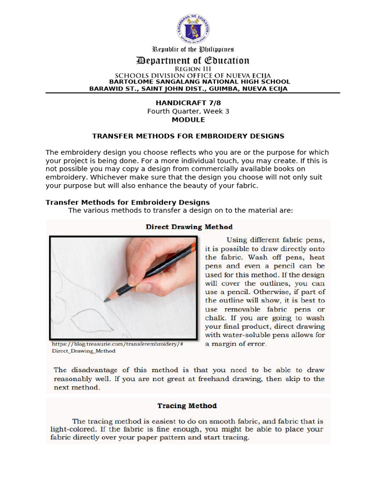 TLE-module-week-3-Handicraft | PDF