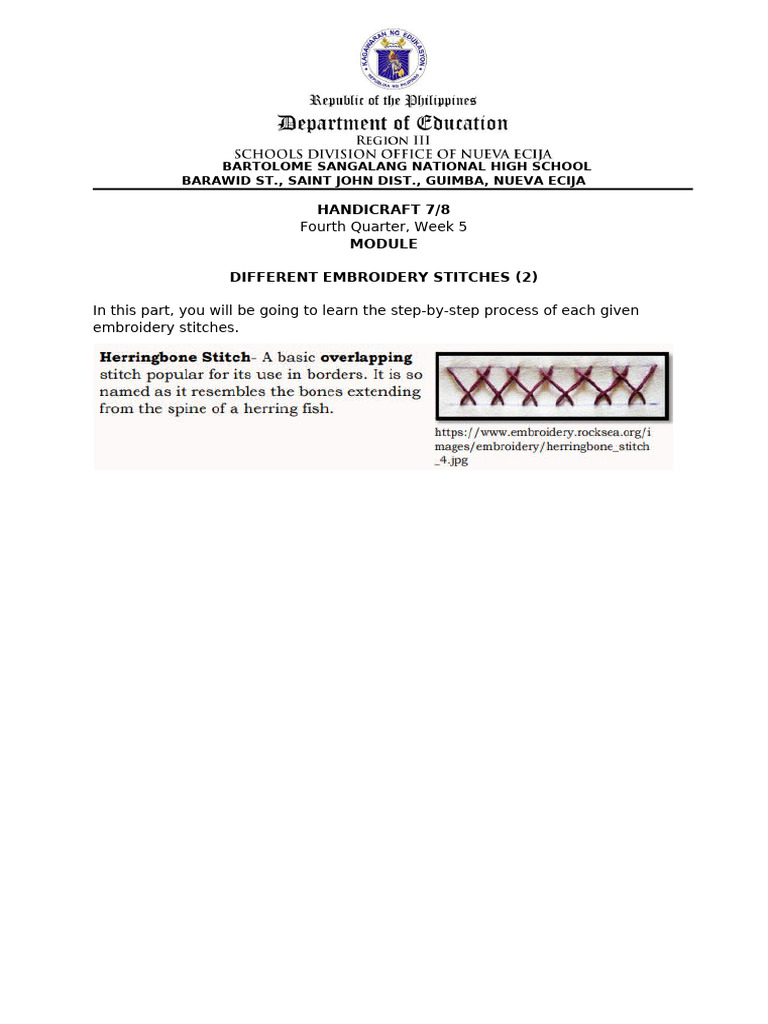 TLE Module Week 5 Handicraft | PDF