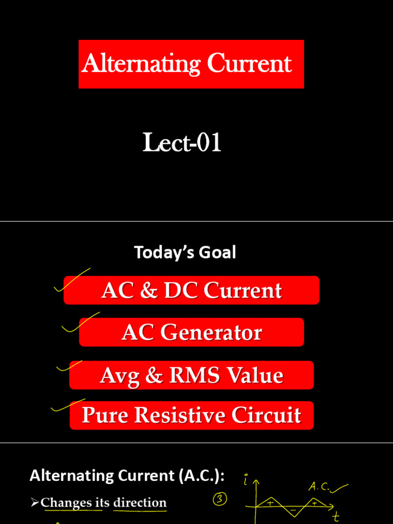 Understanding Alternating Current Concepts | PDF | Inductor | Resonance