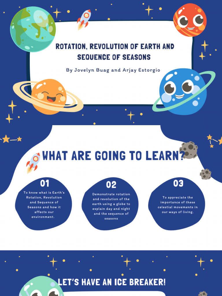 Rotation, Revolution and Seasons | PDF