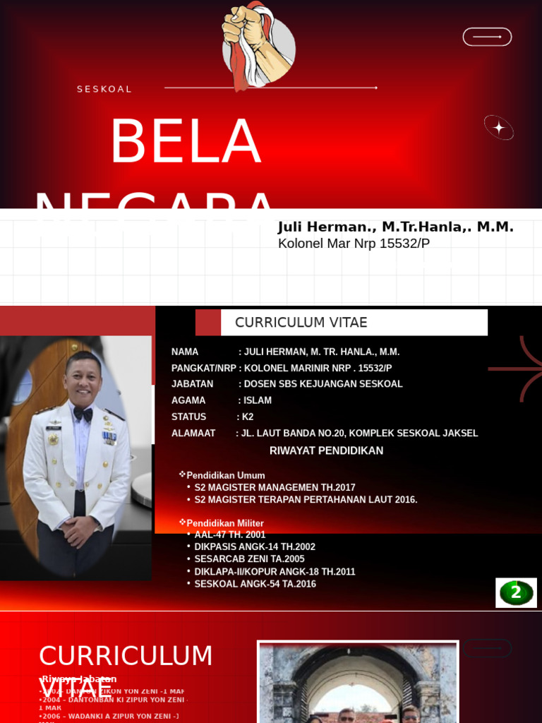 Bela Negara (Kol. Juli Herman) | PDF
