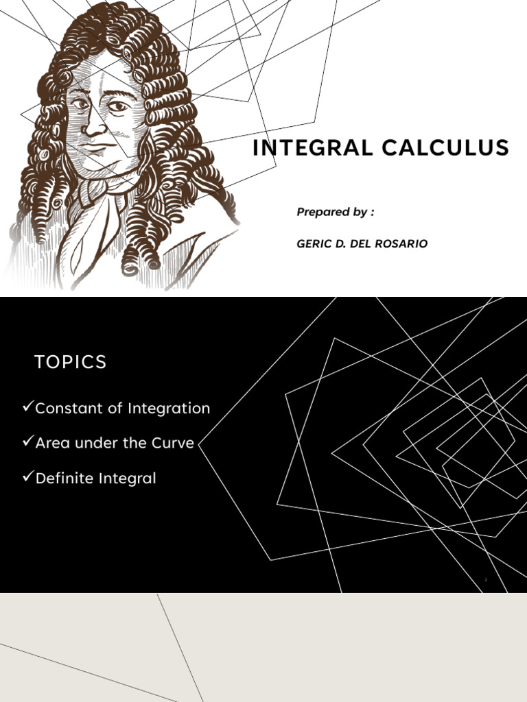 INTEGRAL CALCULUS PRESENTATION Version 4 | PDF
