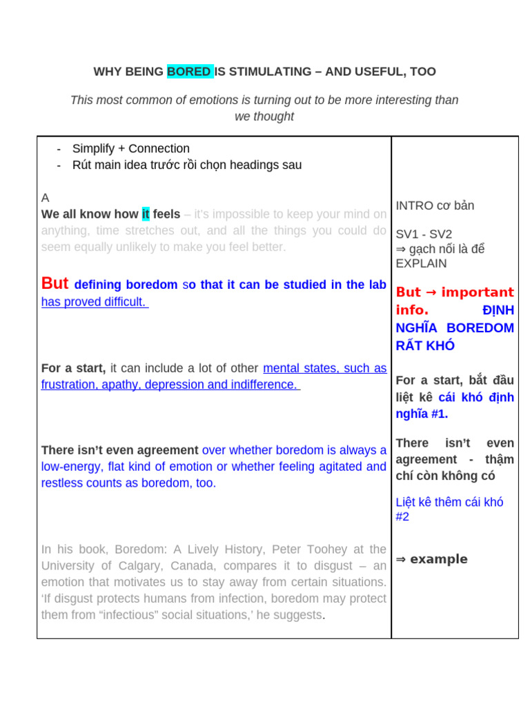 Why Being Bored Is Stimulating - and Useful, Too | PDF | Emotions ...