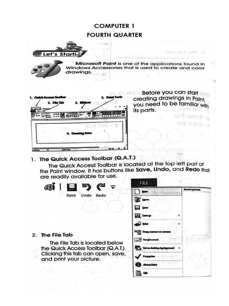 Computer 1 Fourth Quarter Pointers To Review | PDF