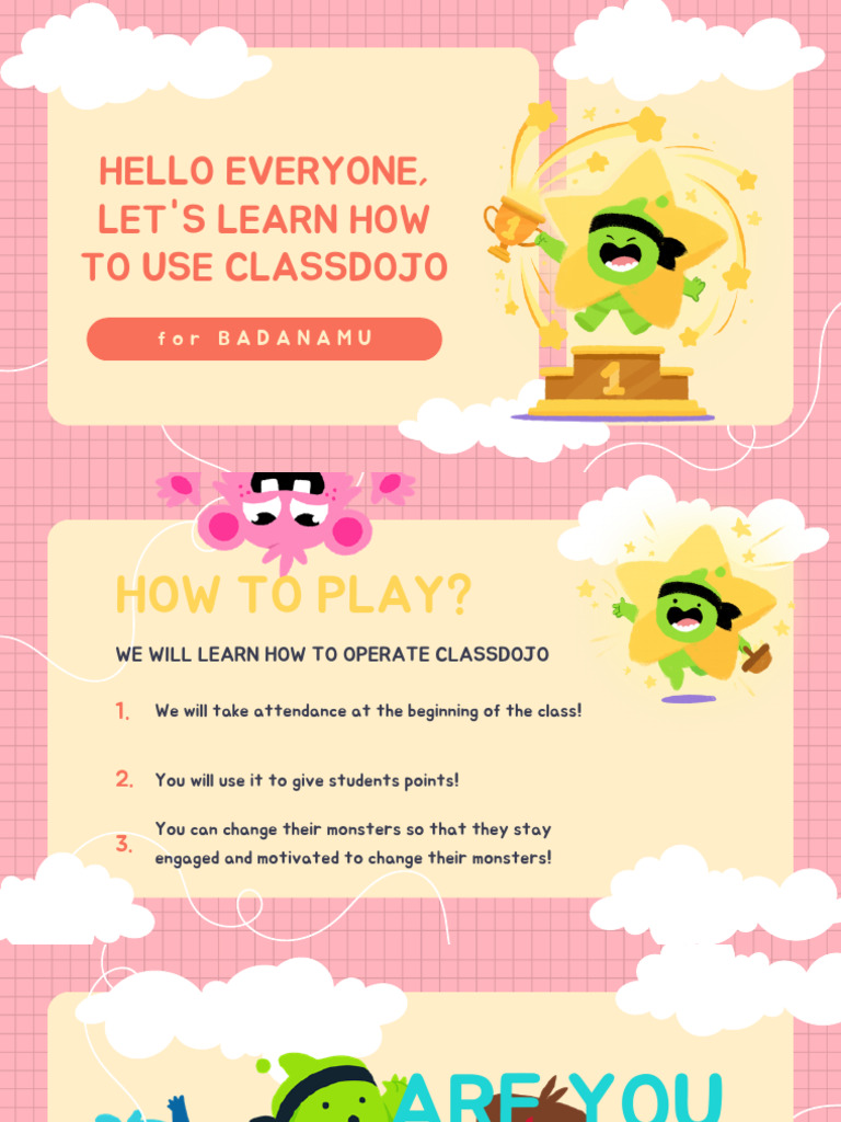 Hello everyone, let's LEARN HOW TO USE CLASSDOJO | PDF