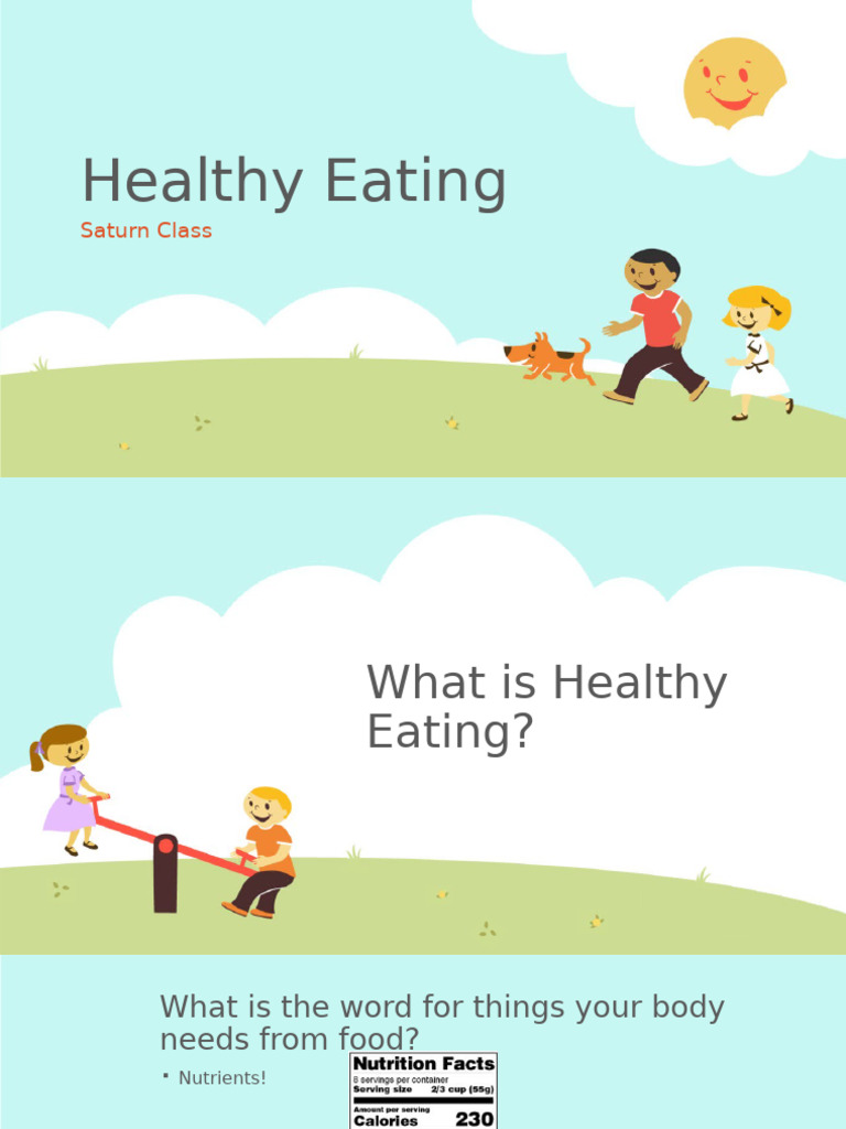 Healthy Eating | PDF