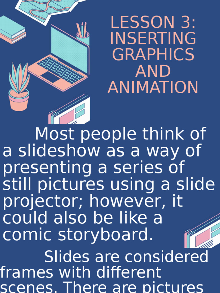 LS 6 Lesson 3 - Inserting Graphics and Animations | PDF | Graphics | Computing