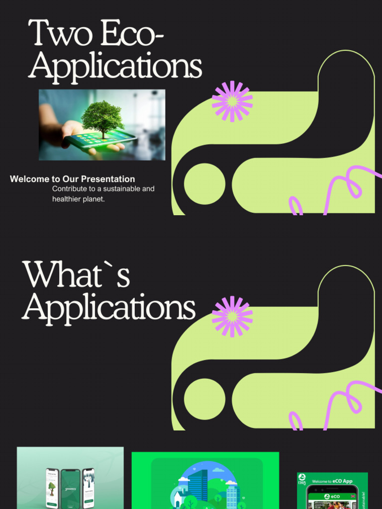 Two Eco Applications | PDF