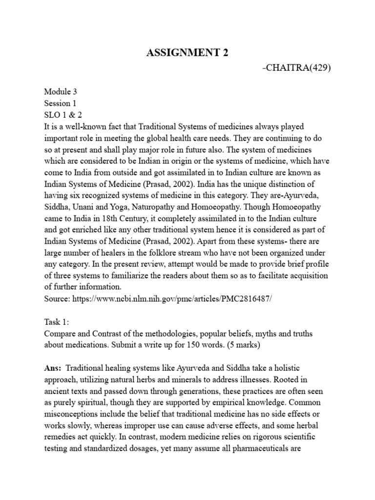 ITK Assignment 2 Chaitra | PDF | Yoga | Asana