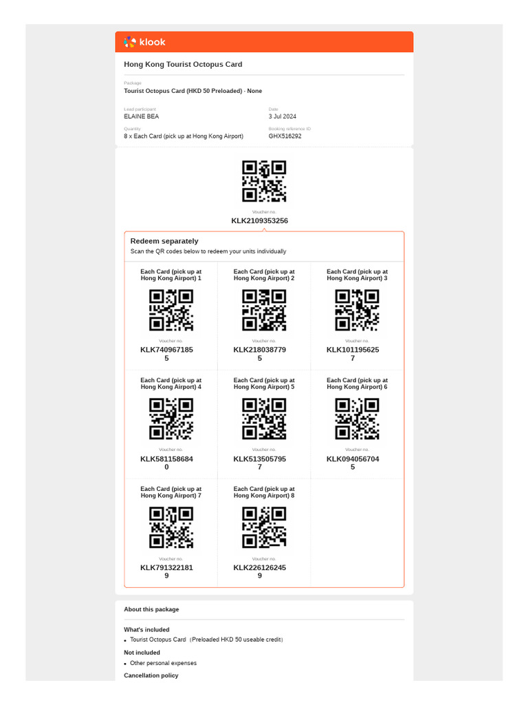 Octopus Card QR Code | PDF | Hong Kong