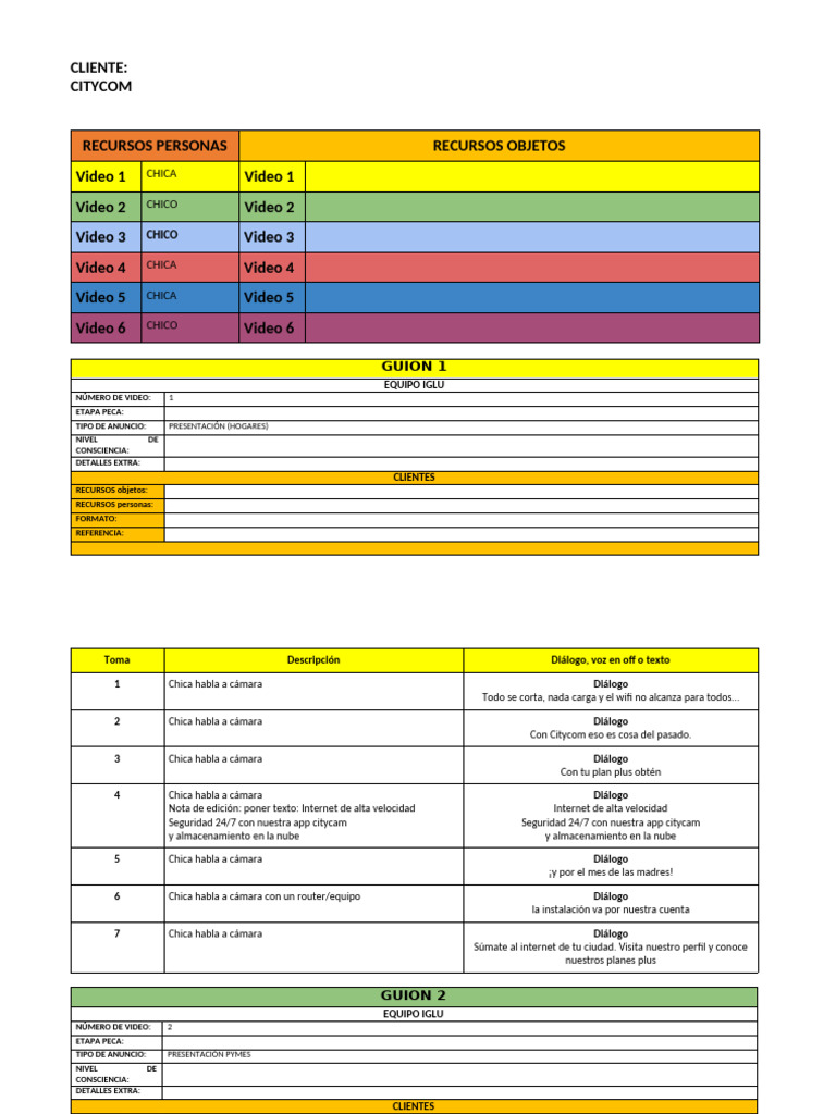 Citycom Guiones Abr - May | PDF | Computación en la nube | Internet