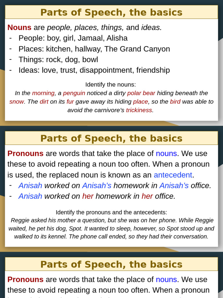Basic PoS & Intro To Daily PoS | PDF | Adverb | Part Of Speech
