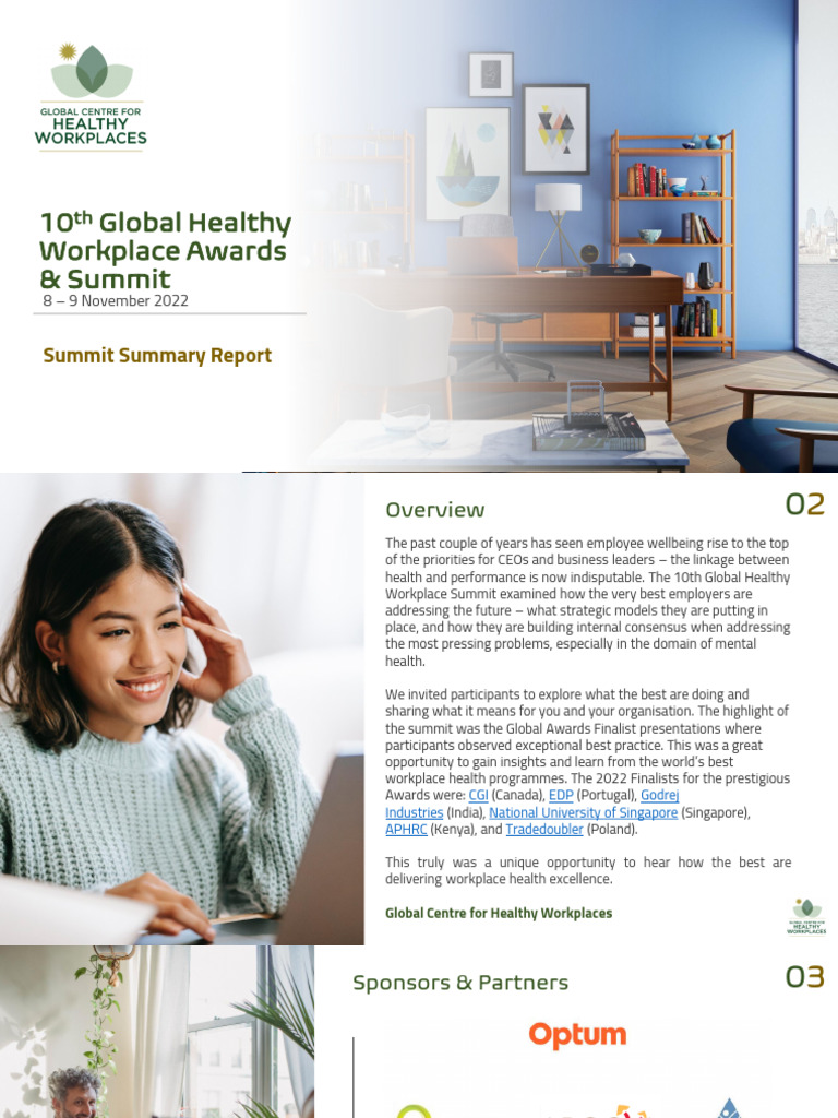 10th GHWAwards Summit Summary Report | PDF | Mental Health | Employment