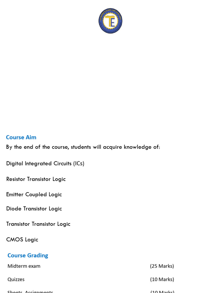 Lectures-Digital Circuit Design | PDF | Cmos | Logic Gate