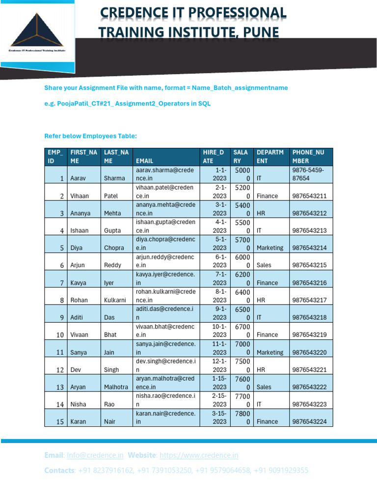 SQL Update and Delete Queries Guide | PDF