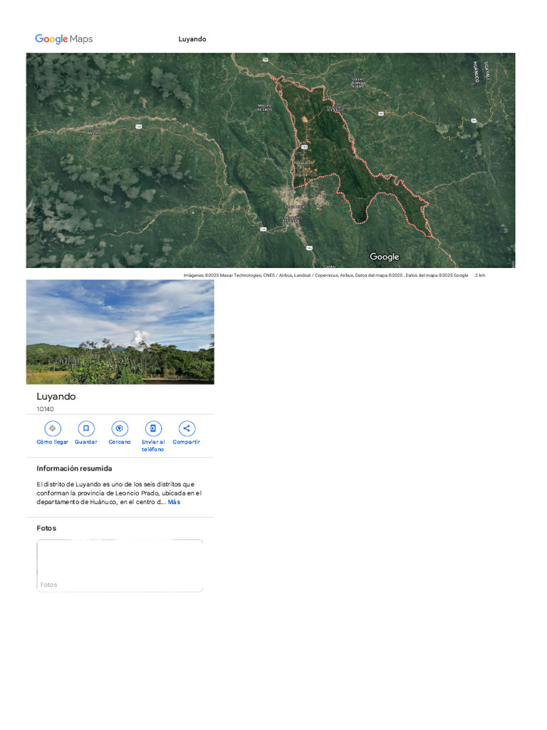 Luyando - Google Maps | PDF