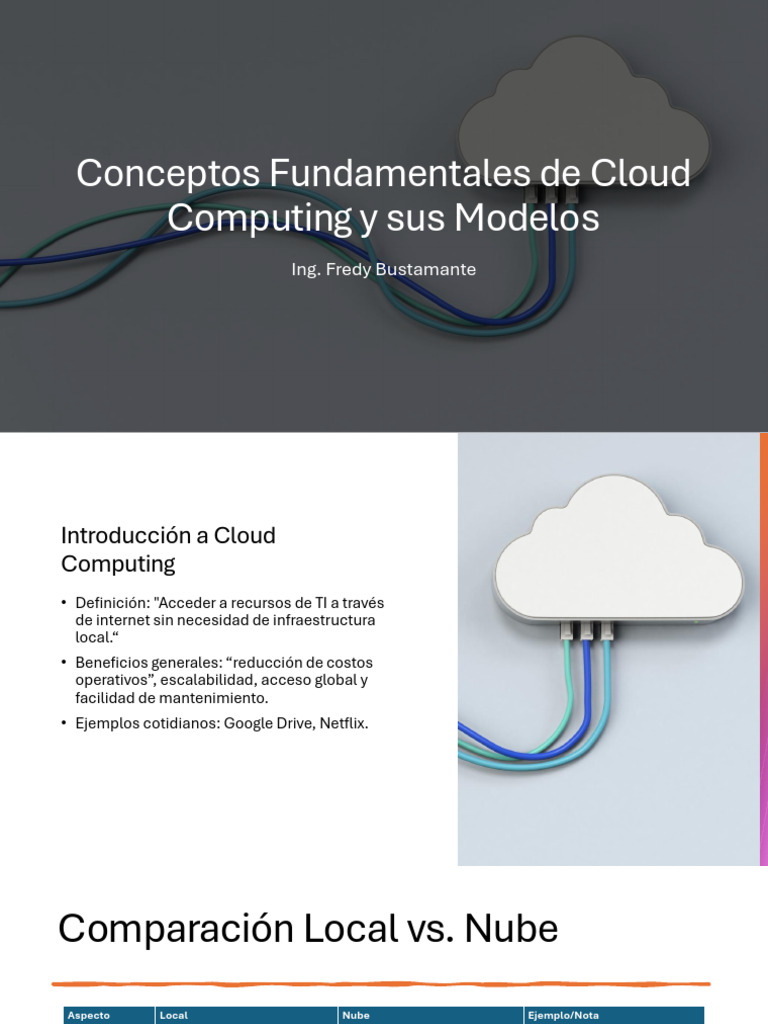 Conceptos Fundamentales de Cloud Computing y Sus Modelos | PDF | Computación en la nube ...