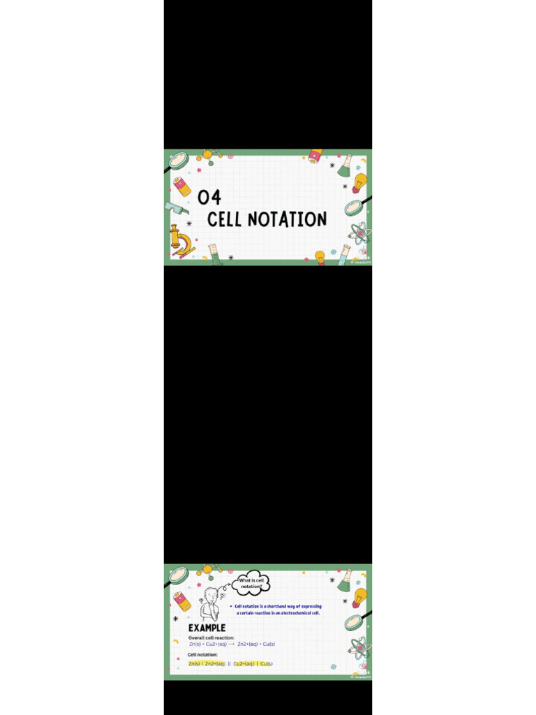 Cell Notation (Electrochemistry) | PDF